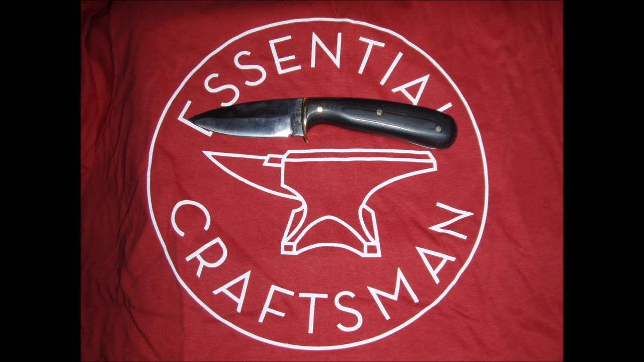 Green Valley Forge Hunter Knife by Cy Swan - YouTube