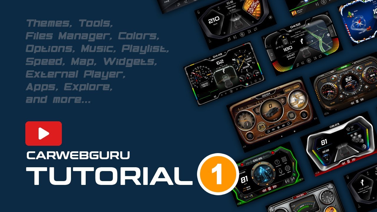 Tutorial 1 - CarWebGuru Car Launcher - Training, Tips and Tricks - YouTube
