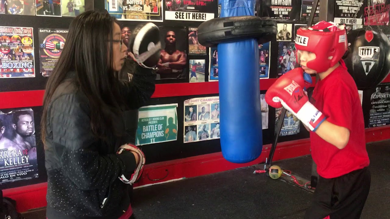 Lela Gutierrez & Lupe Gutierrez at Lightning’s Boxing Club in Oakland ...