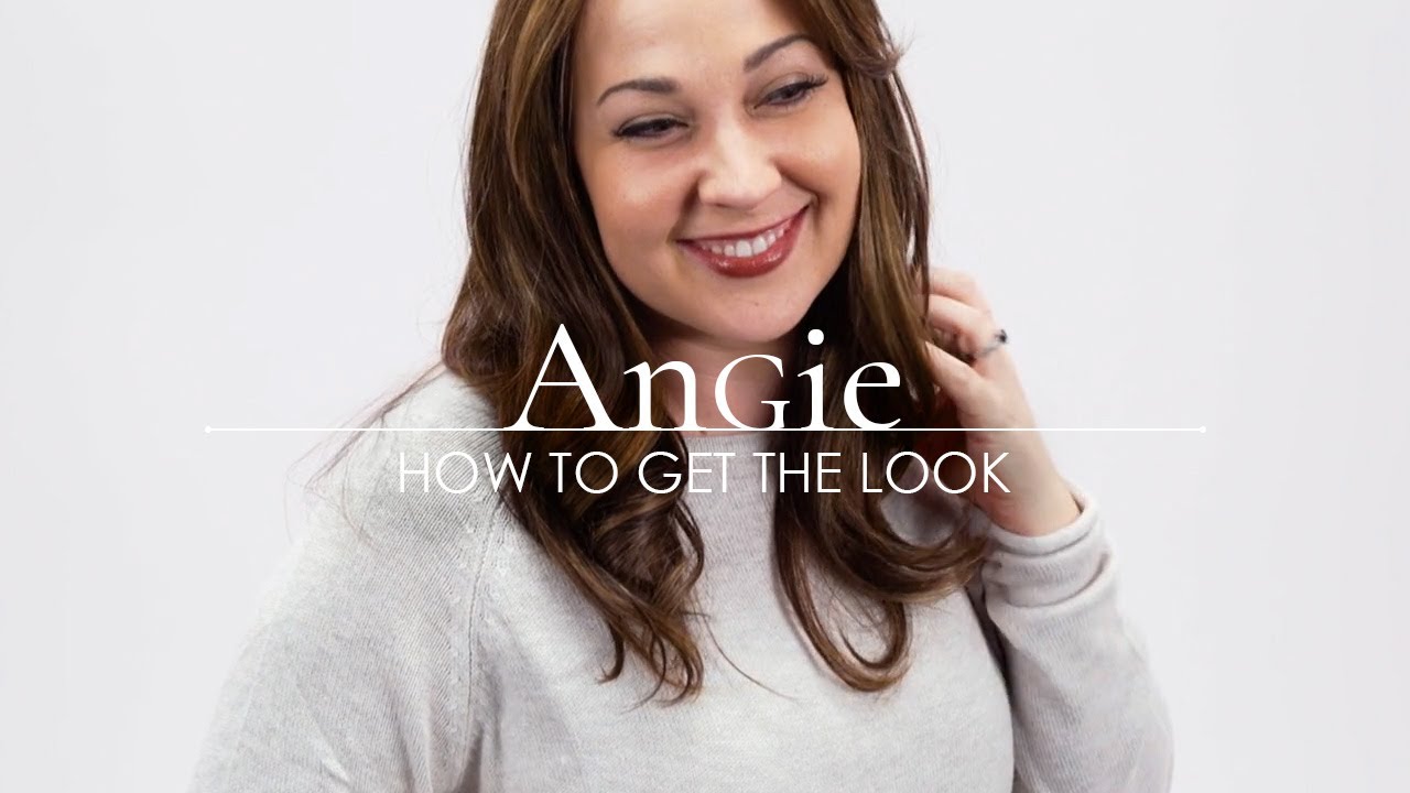 Jon Renau - Easihair | How to Style Angie Human Hair Wig - YouTube