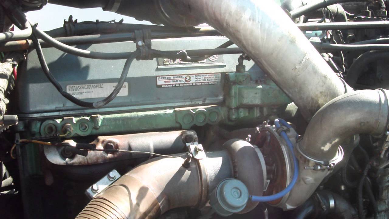 1999 Freightliner Classic XL Detroit 12.7L Engine - YouTube