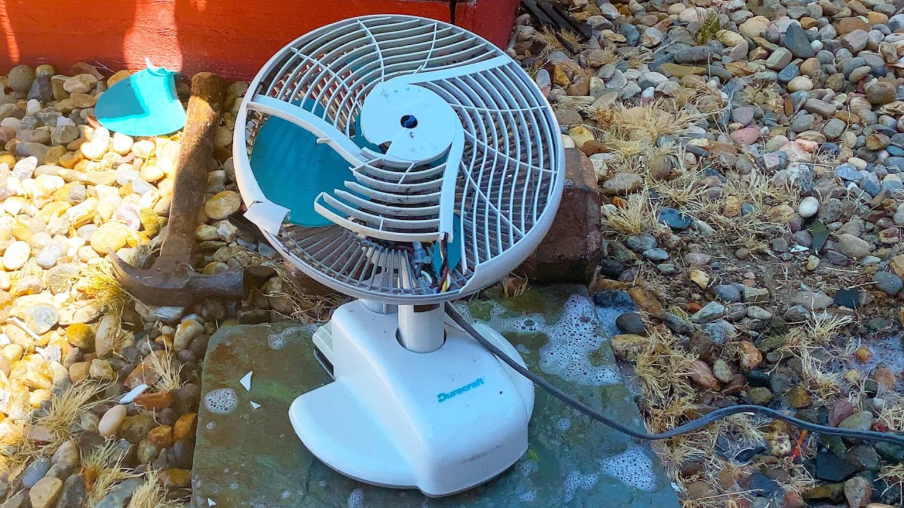 Duracraft Desk/Clip Fan Destruction - YouTube