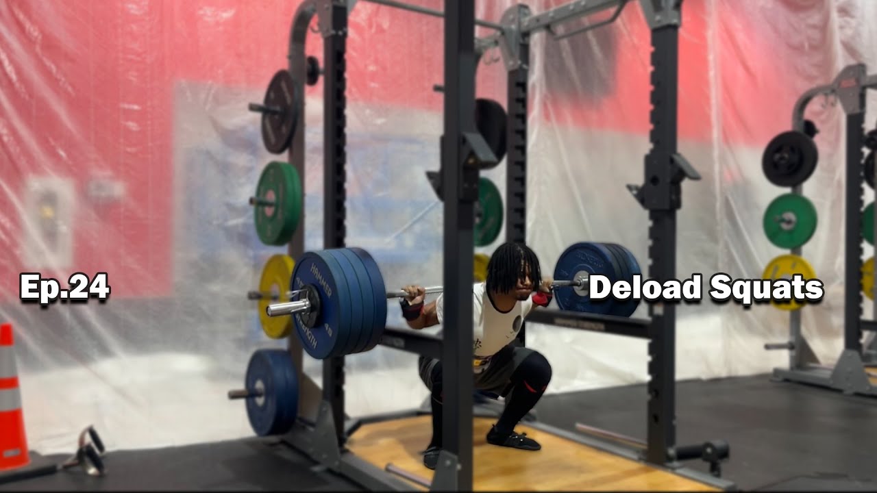 POWERLIFTING PREP EP.24 | Deload Leg Day - YouTube