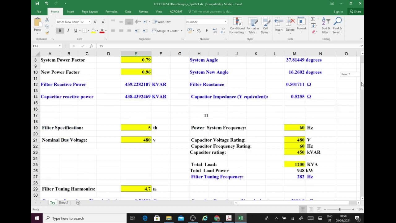 Chapter 8 excel sheet - YouTube