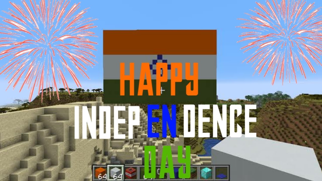 HAPPY independence day. In Minecraft . - YouTube