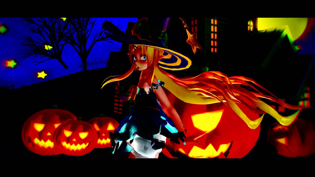 MMD Happy Halloween! Tda Rin Witch 720HD - YouTube
