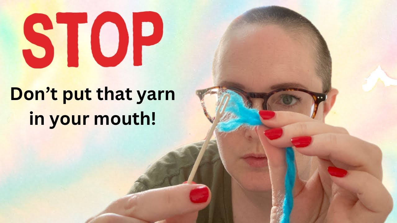3 Tricks for Threading Difficult Yarn PLUS gadgets, tips & fun - YouTube