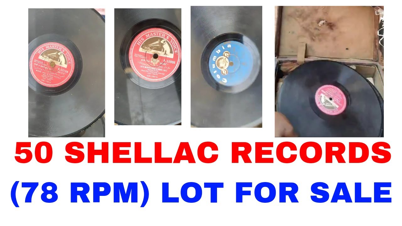 50 SHELLAC Records Lot (78 RPM) For Sale | Reasonable price | #antique ...