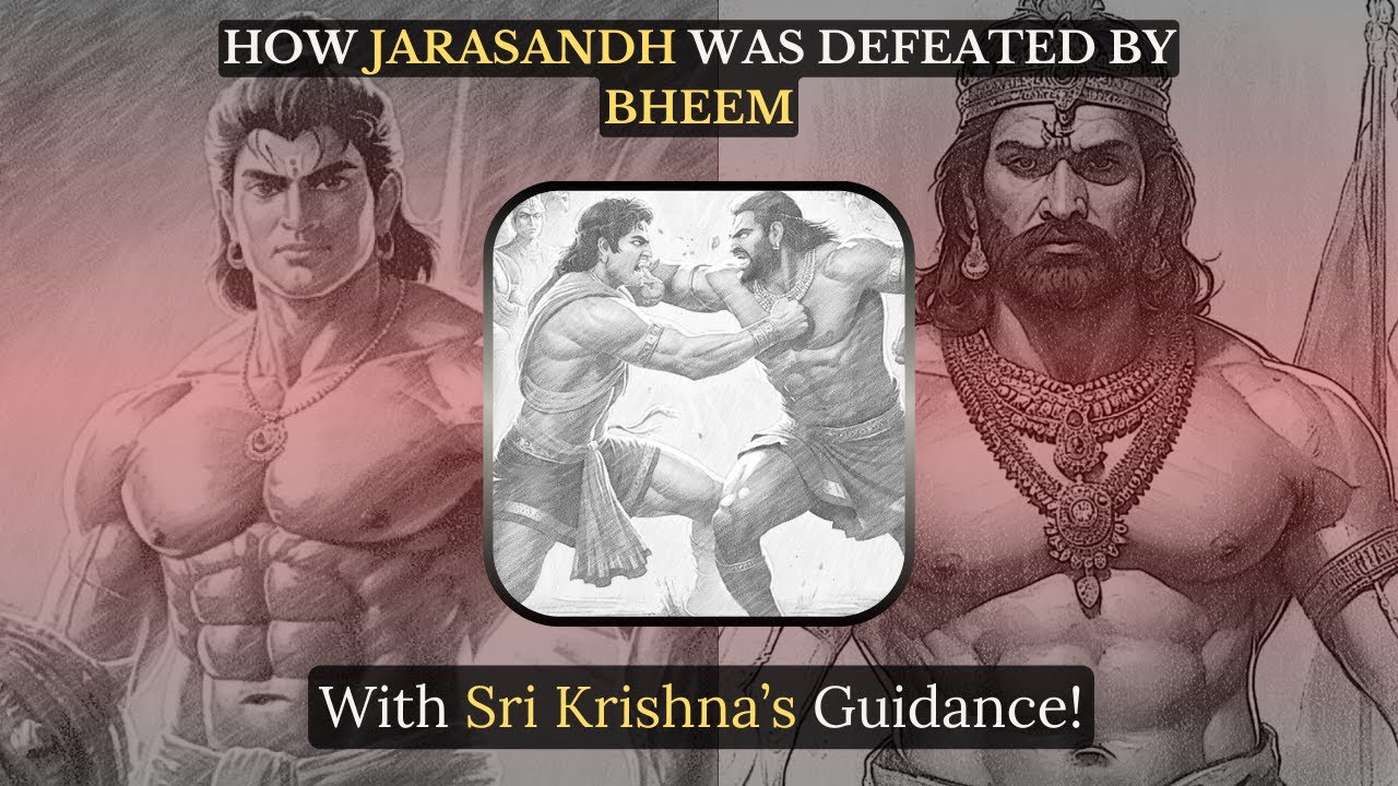 Jarasandh Vadh | Part-2 | How Bhim Defeated Jarasandha With Sri Krishna's Guidance | Mahabharat ...