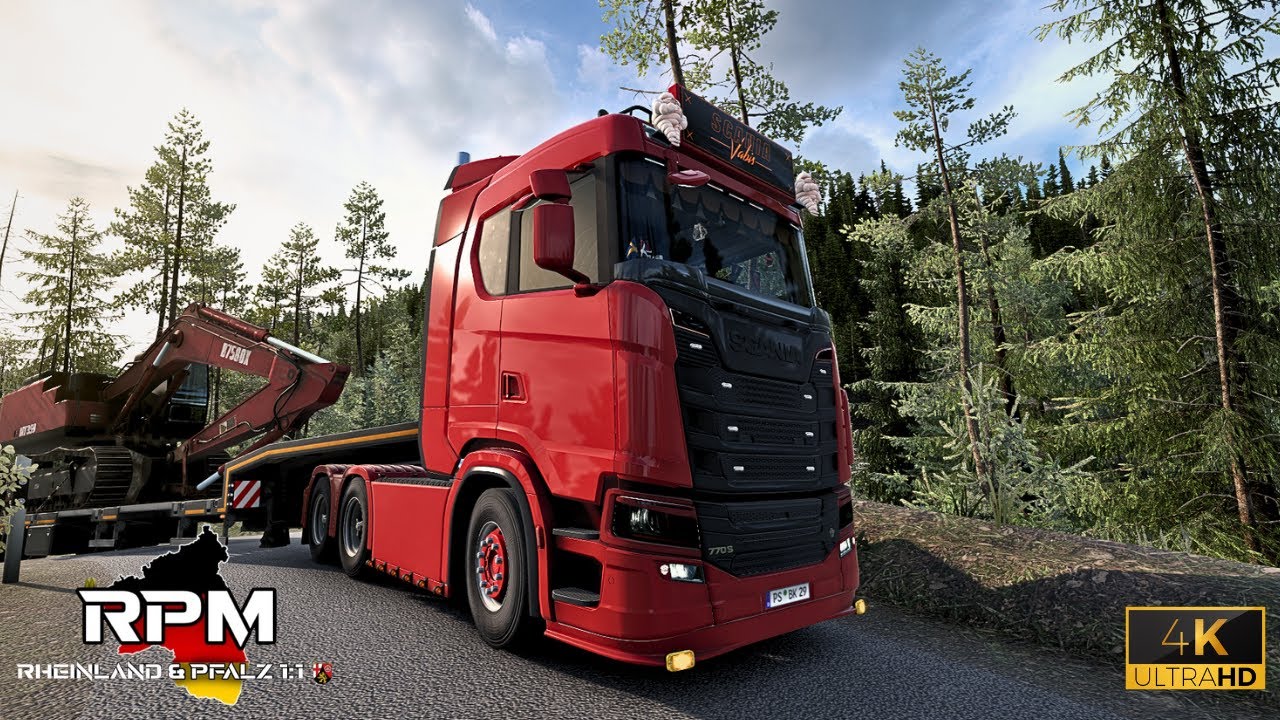 ETS 2 | Scania NG S 770 DC16 V8 Sound | RPM Map | 4K Weather Realistic ...