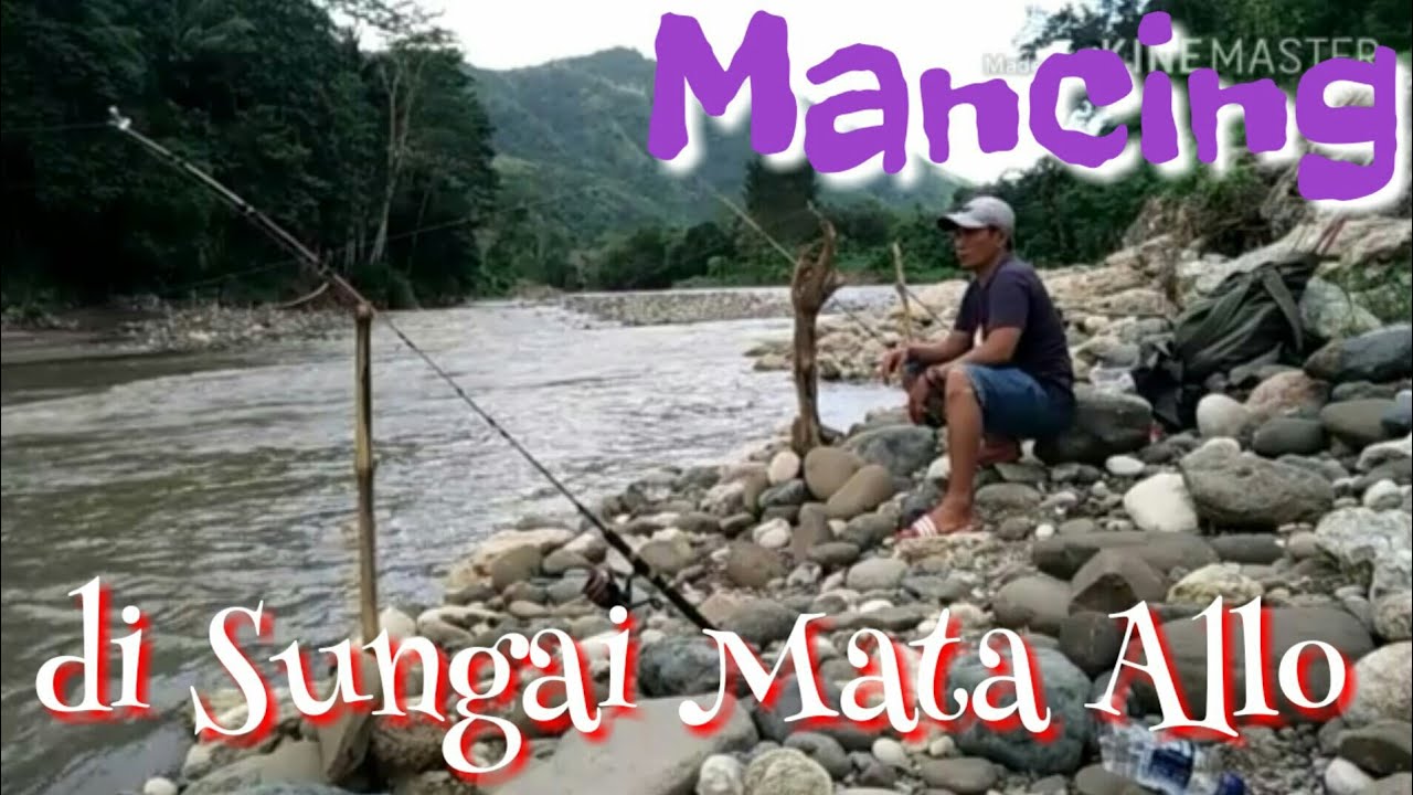 Petualangan Mancing di sungai Mata Allo.... - YouTube