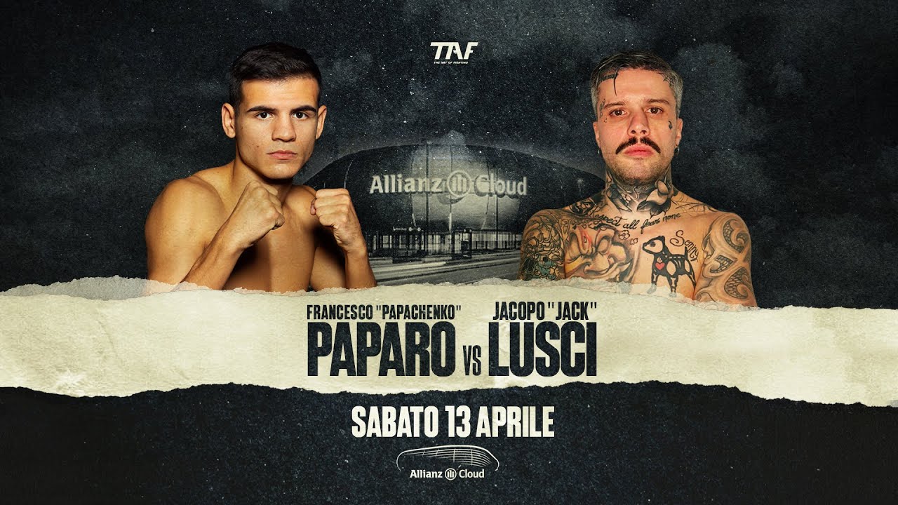 TAF - The Art of Fighting 5 | Francesco Paparo vs Jacopo Lusci | 13/04 ...