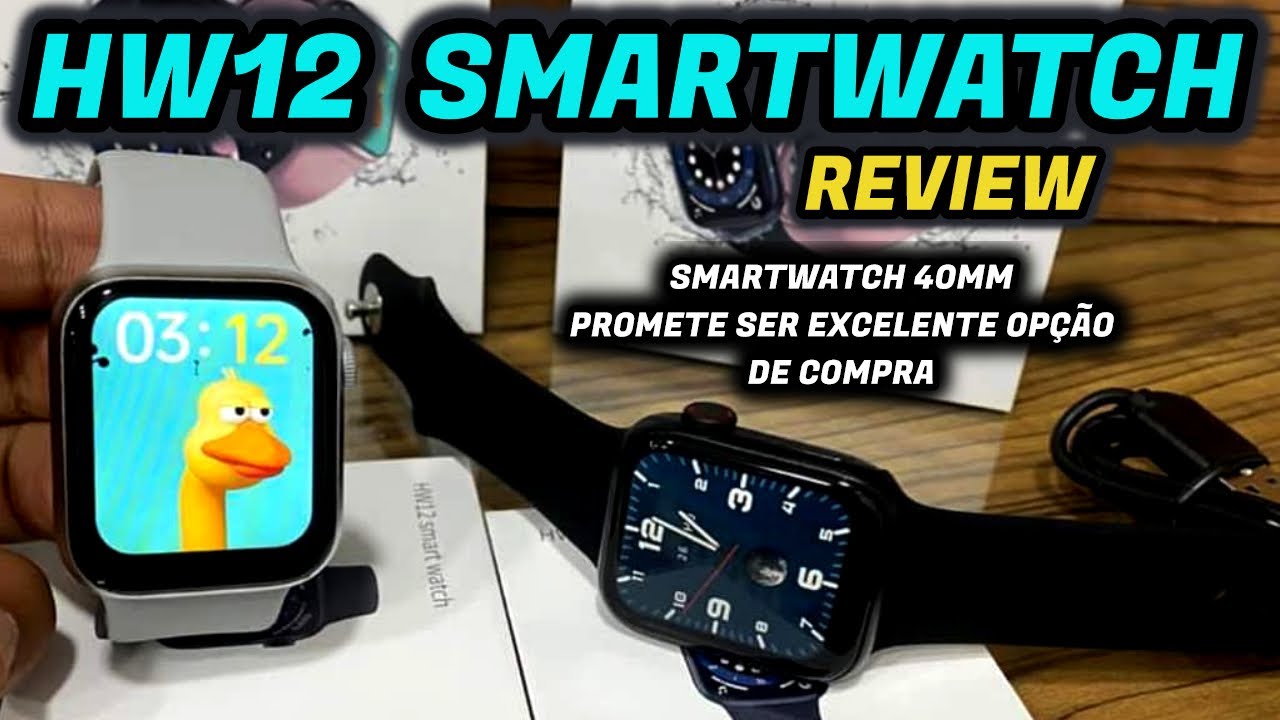 HW12 SMARTWATCH REVIEW - TRAZ NOVIDADES QUE VOCE VAI GOSTAR ! - YouTube