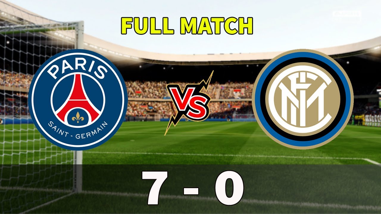PSG vs Inter | Full Match | Unique Goals | Football Gameplay 2024 - YouTube