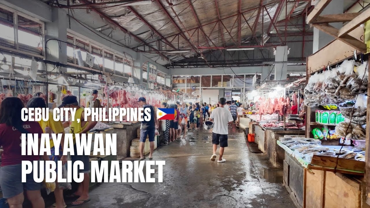 🇵🇭 [4K] What You Can Find at Inayawan Public Market | Walking Tour ...