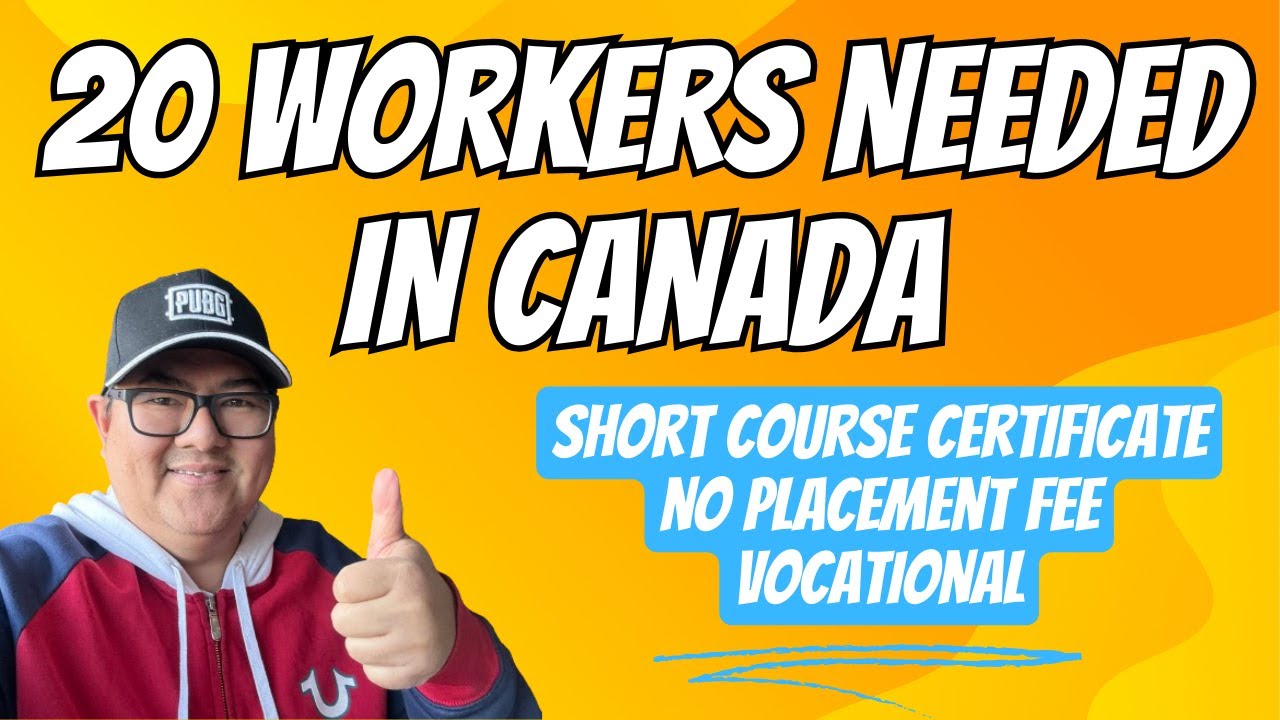 20 WORKERS NEEDED IN CANADA I NO PLACEMENT FEE I BUHAY SA CANADA - YouTube
