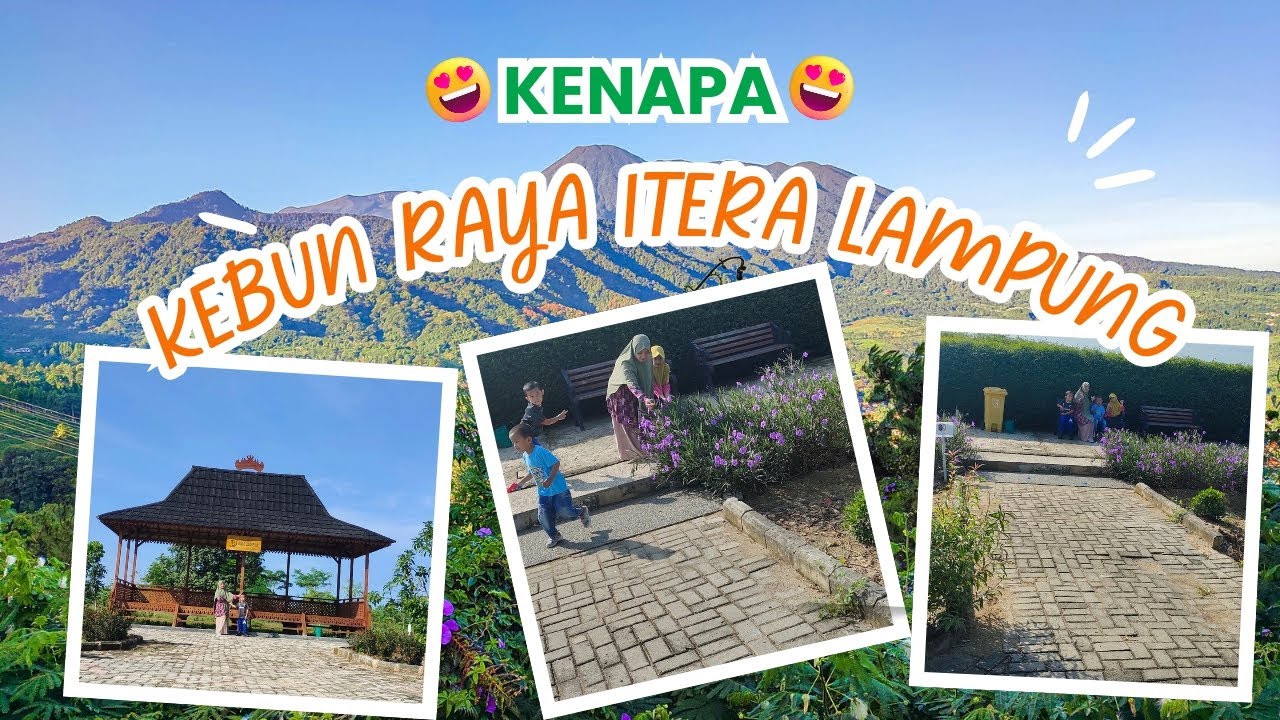 Ternyata Ini Banyak Orang Ke Kebun Raya ITERA Lampung|| Taman Estetik ...
