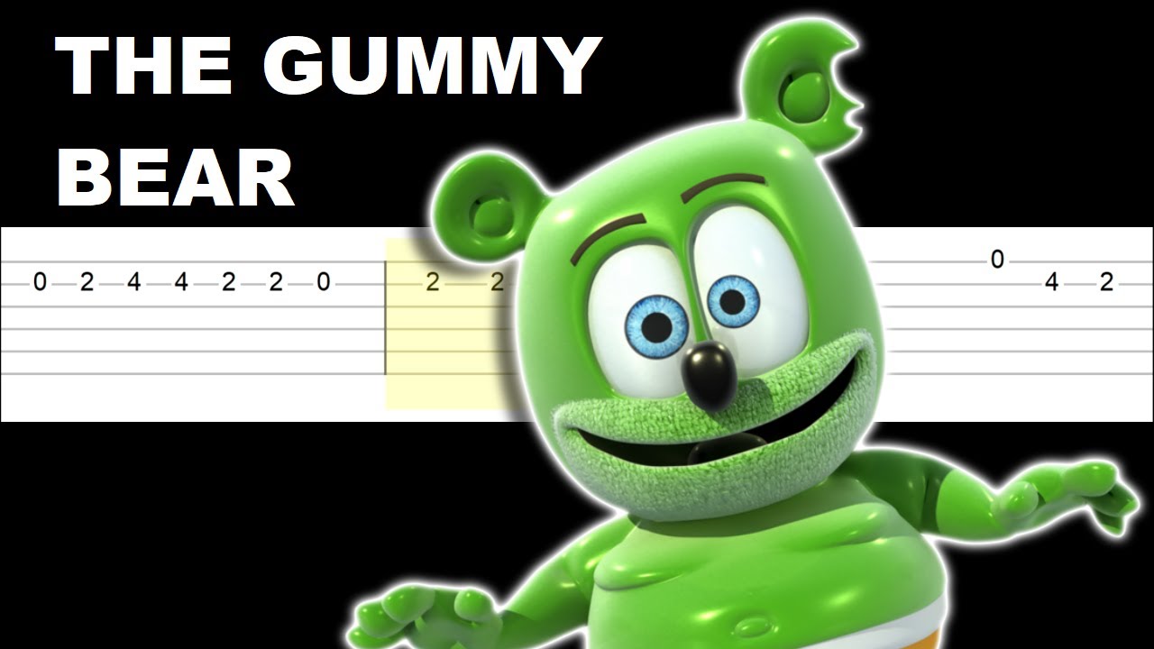 The Gummy Bear Meme (Easy Guitar Tabs Tutorial) - YouTube