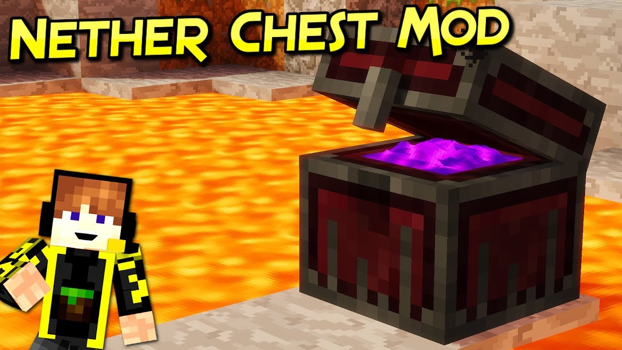Nether Chest Mod | Un Cofre Para Guardar Muchas Cosas | Para Minecraft ...