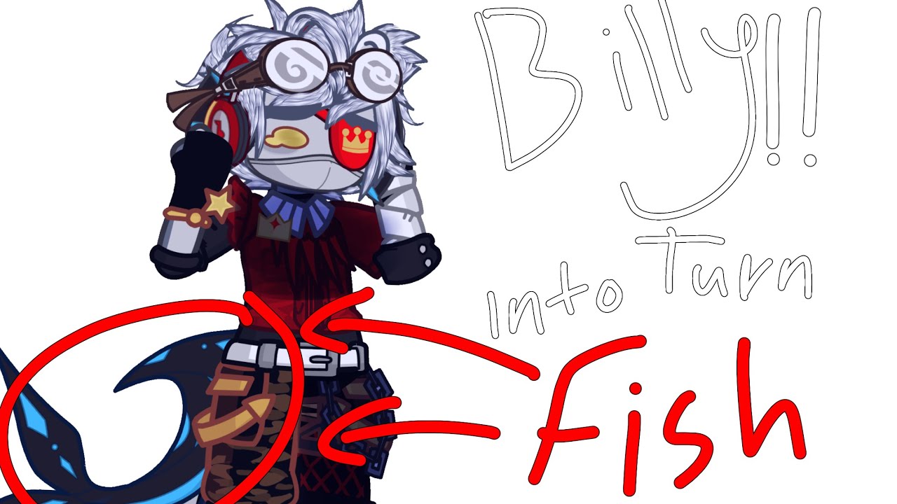 Billy turn into fish??||GL2 short video|| Zenless Zone zero Gacha||⚠️⚠ ...