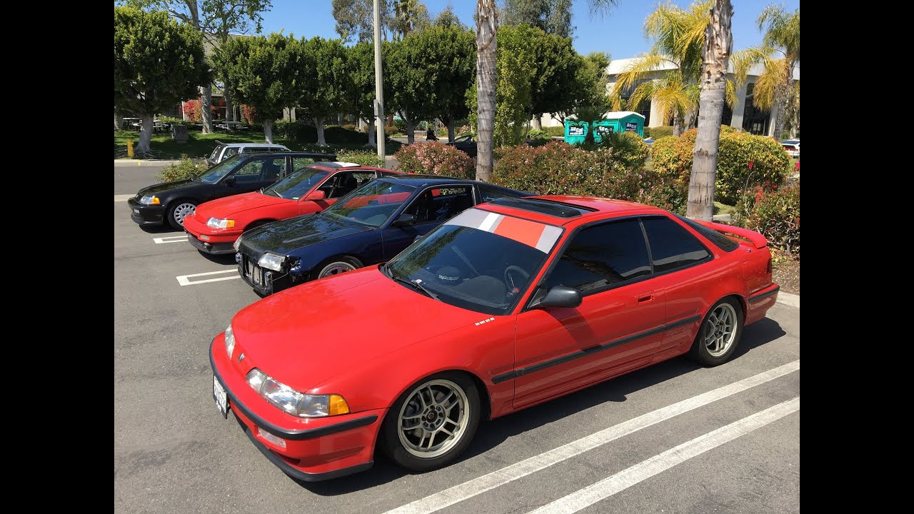 EF Civic VS DA Integra Meet at Greddy Performance In Southern ...