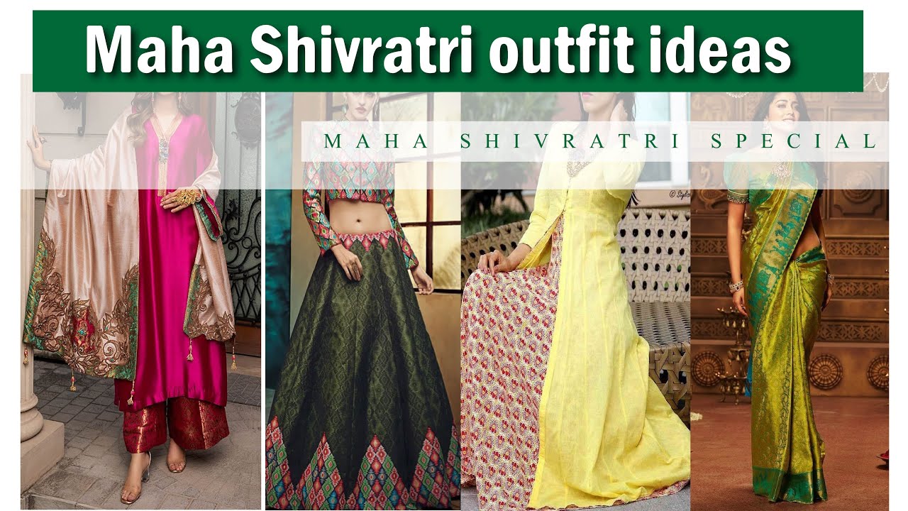 maha shivratri outfit for women | shivratri dress | महा शिवरात्रि में ...