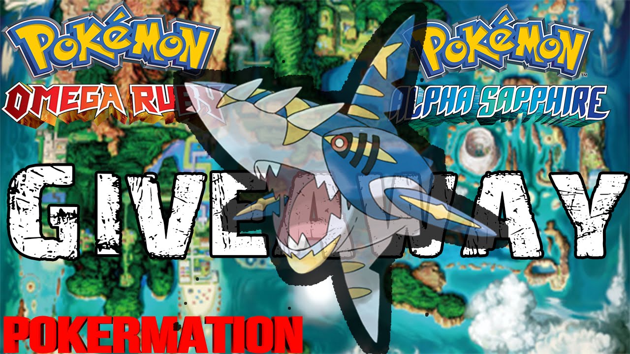 Pokémon Omega Ruby And Alpha Sapphire - Shiny Mega Sharpedo Giveaway ...