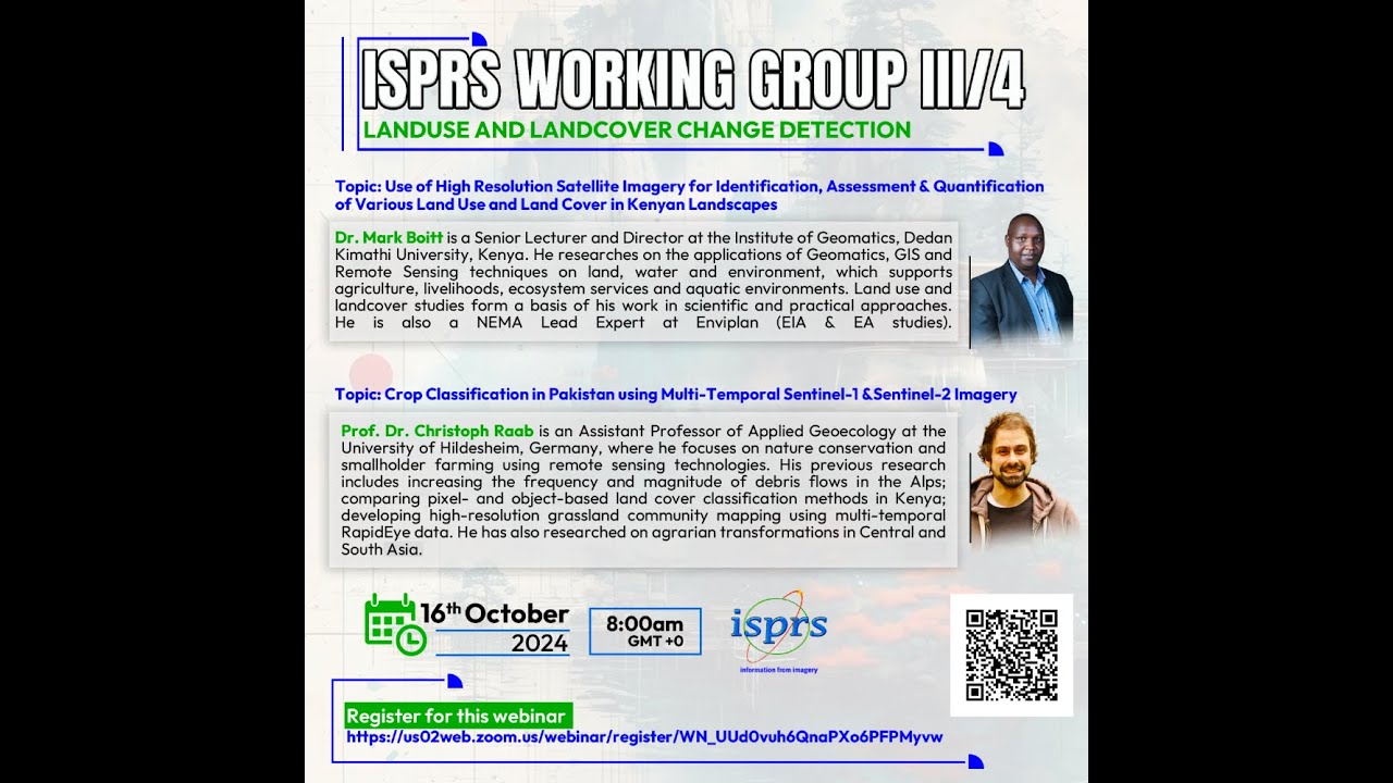 ISPRS SC III/4 Webinar - YouTube