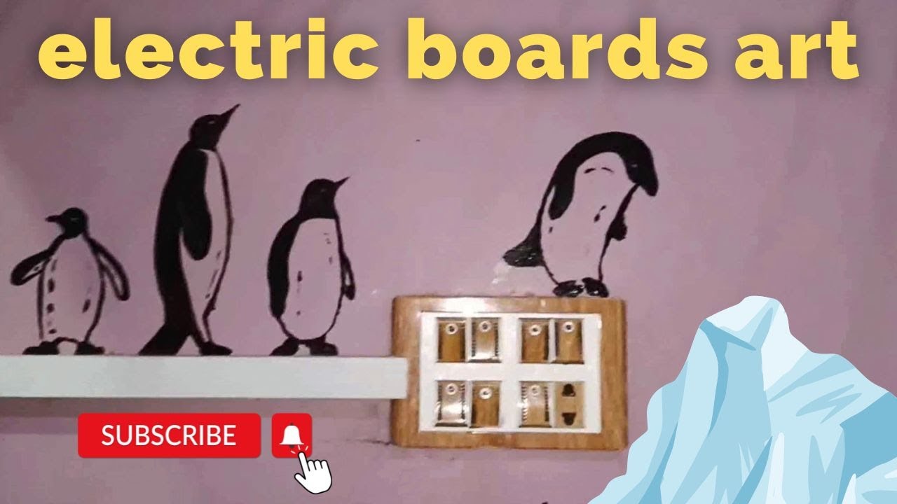 electric boards simple and beautiful art in oil color - YouTube