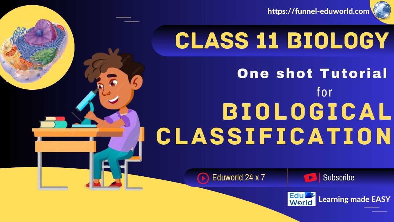 Biological Classification || Class 11 BIOLOGY || NEET - YouTube