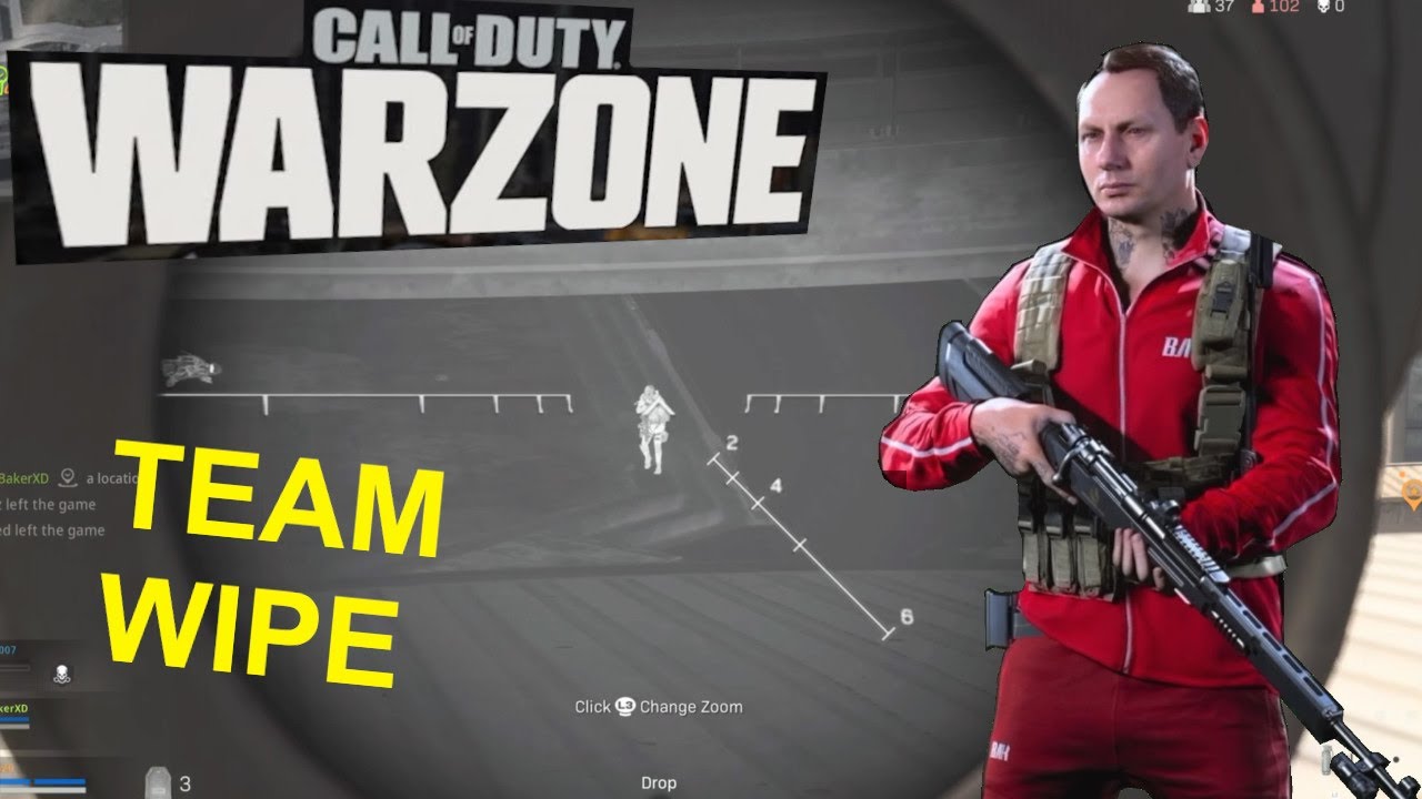 WARZONE Snipe Team Wipe COD:MW - YouTube