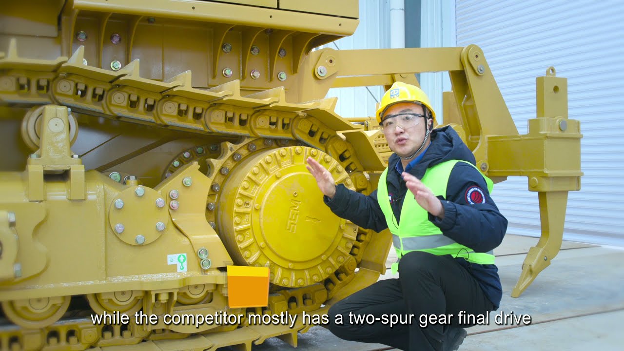 SEM822D Track Type Tractor Walkaround - YouTube