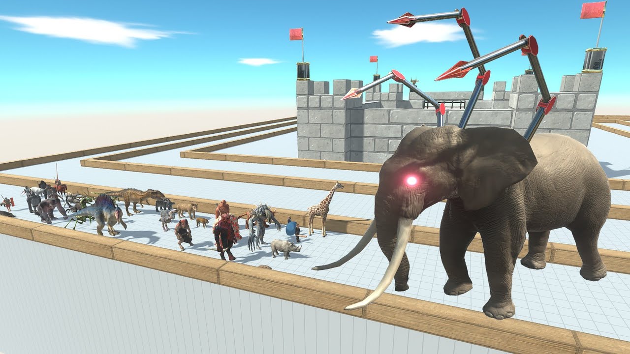 ALIEN ELEPHANT | LAST SURVIVOR | Animal Revolt Battle Simulator - YouTube