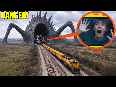 Drone catches LAND EATER Eating a TRAIN! (It will END us!)