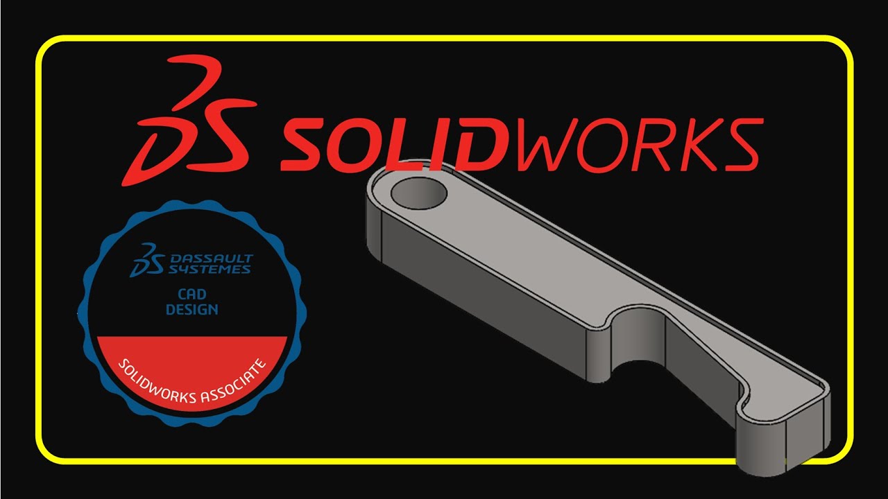 CSWA Mock Exam – Section B Problem 2 | SolidWorks Certification Practice - YouTube