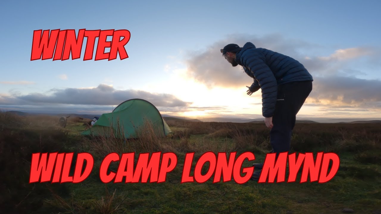 Winter Wild Camp on The Long Mynd - YouTube