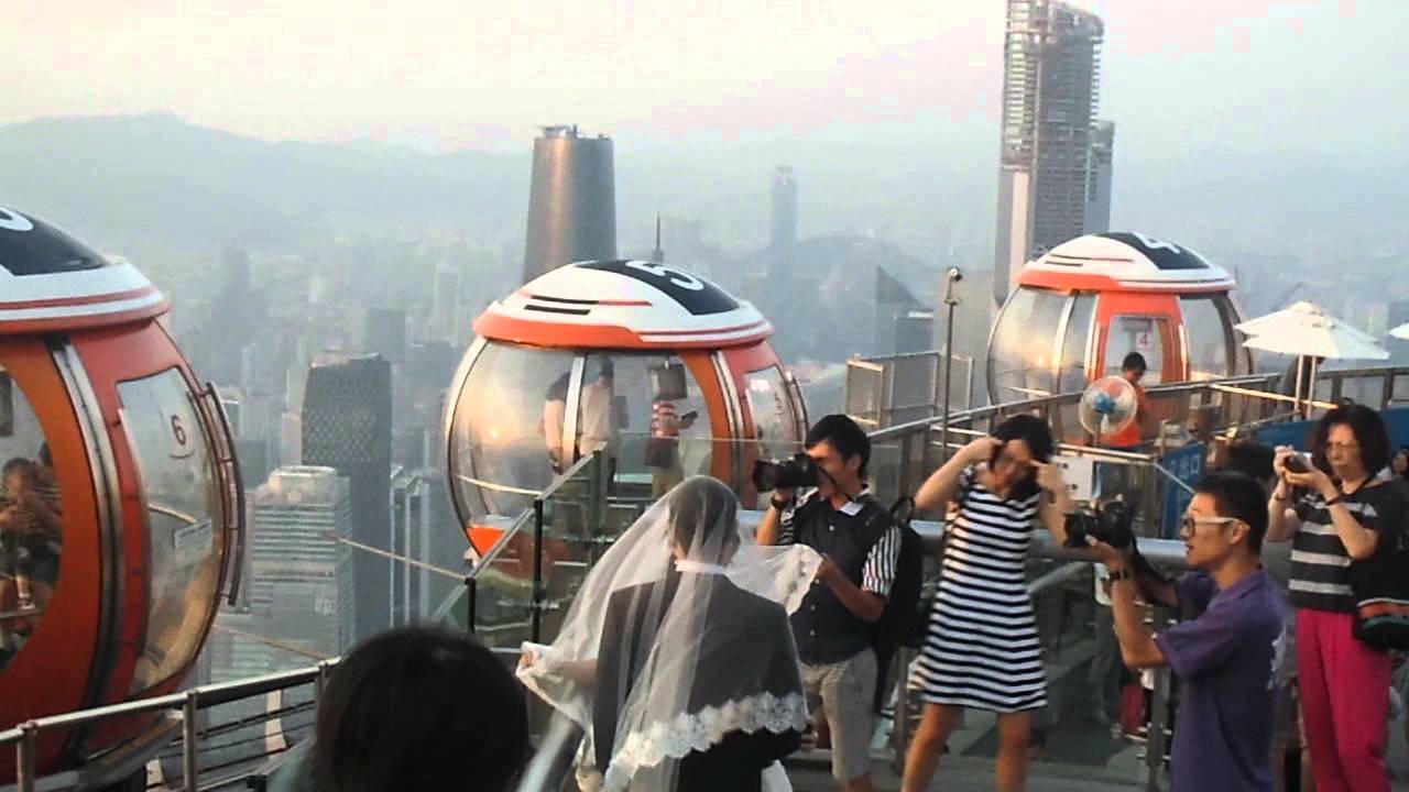 Standing on Top of Guangzhou’s 600 Meters High Canton Tower - YouTube
