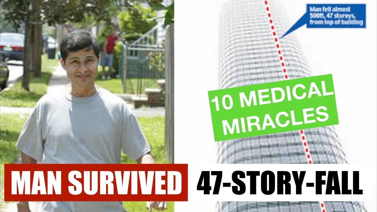 Man survived 47 story fall | 10 medical miracles - YouTube