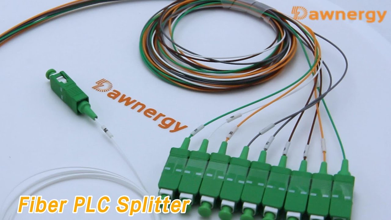 Mini Fiber PLC Splitter SCAPC Optical Signal High Reliability 1x9 For ...