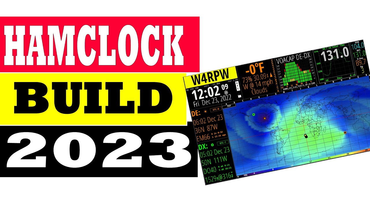 Ham Clock On A Raspberry Pi Clear Sky Youtube