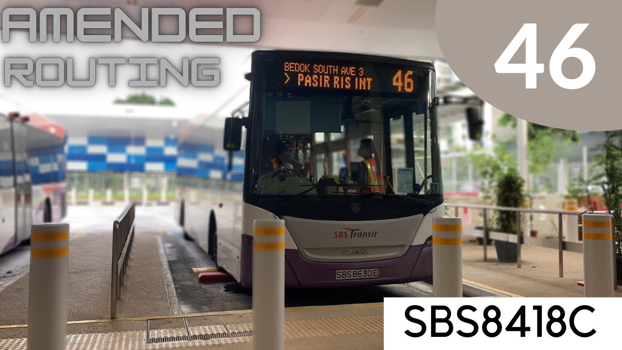 [SBS Transit] SBS8418C on 46 | Amended Routing - YouTube