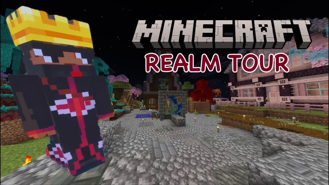 Minecraft tour of my forever world (Realm) - YouTube