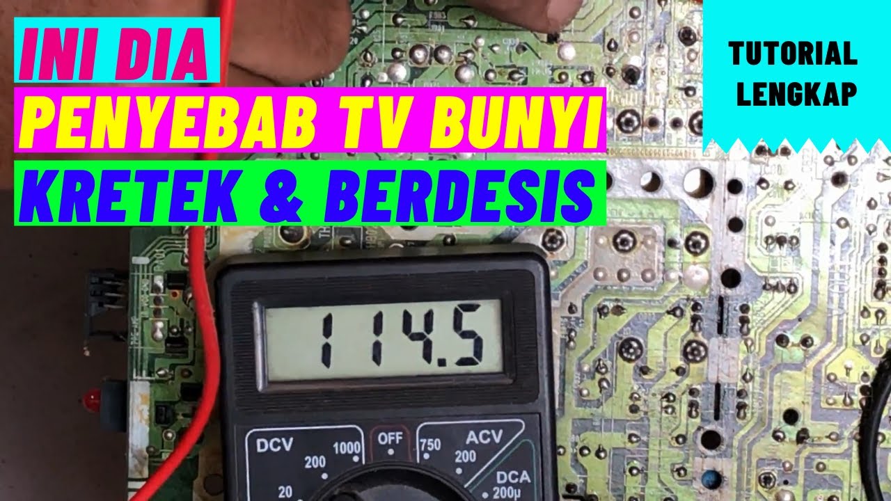 TV TABUNG LG 21 INCH MENGELUARKAN BUNYI KRETEK & BERDESIS - YouTube