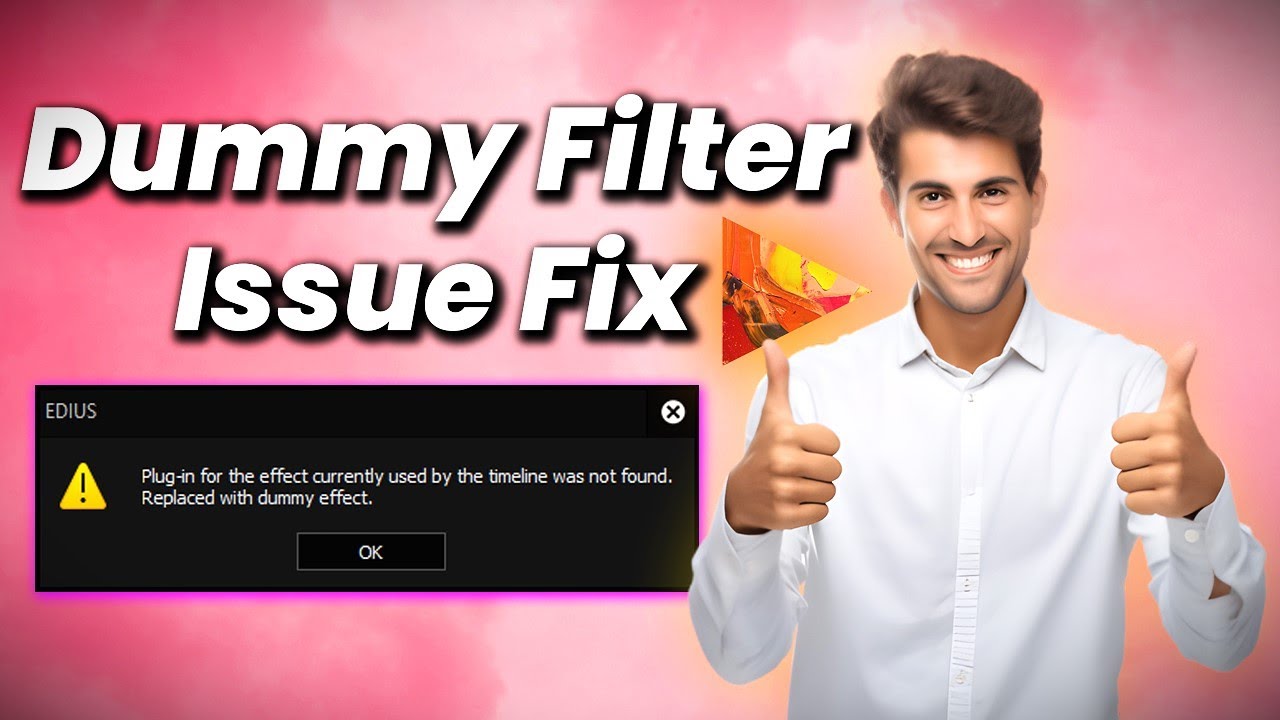 How to Fix the Dummy Filter Issue in EDIUS | Tech Nestology - YouTube