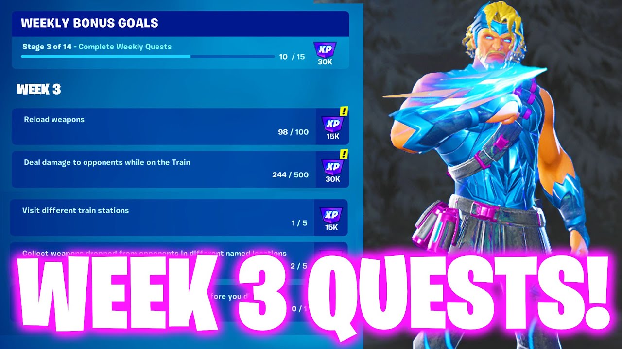 How To Complete Week 3 Quests in Fortnite - All Week 3 Challenges ...