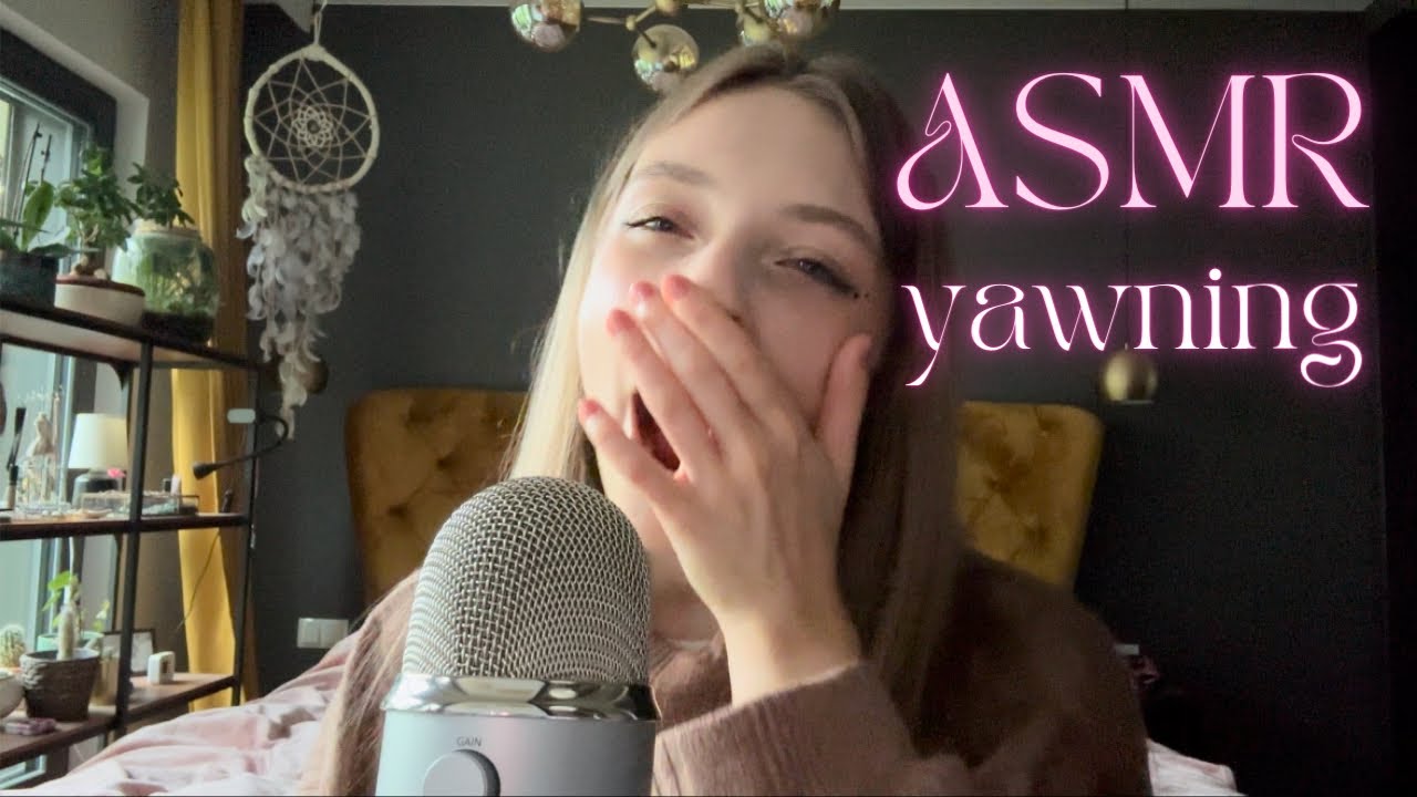 ASMR • YAWNING 🥱🥱🥱 (& rambling you to sleep) - YouTube