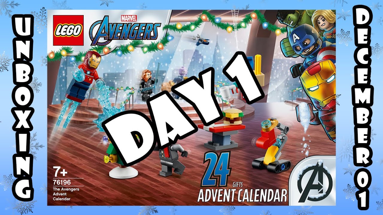 Day 1 | Lego | Marvel | The Avengers Advent Calendar | Build & Review ...