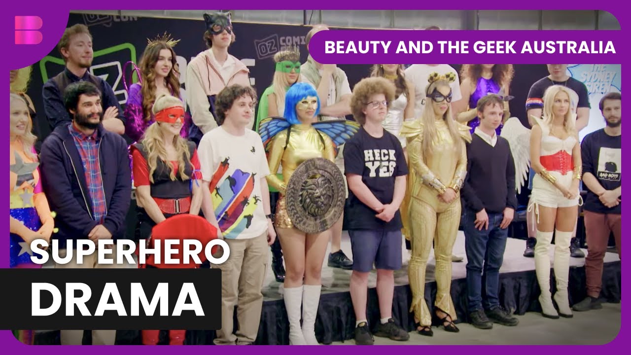 Superhero Contest Stirs Up Drama | Beauty and the Geek Australia - YouTube