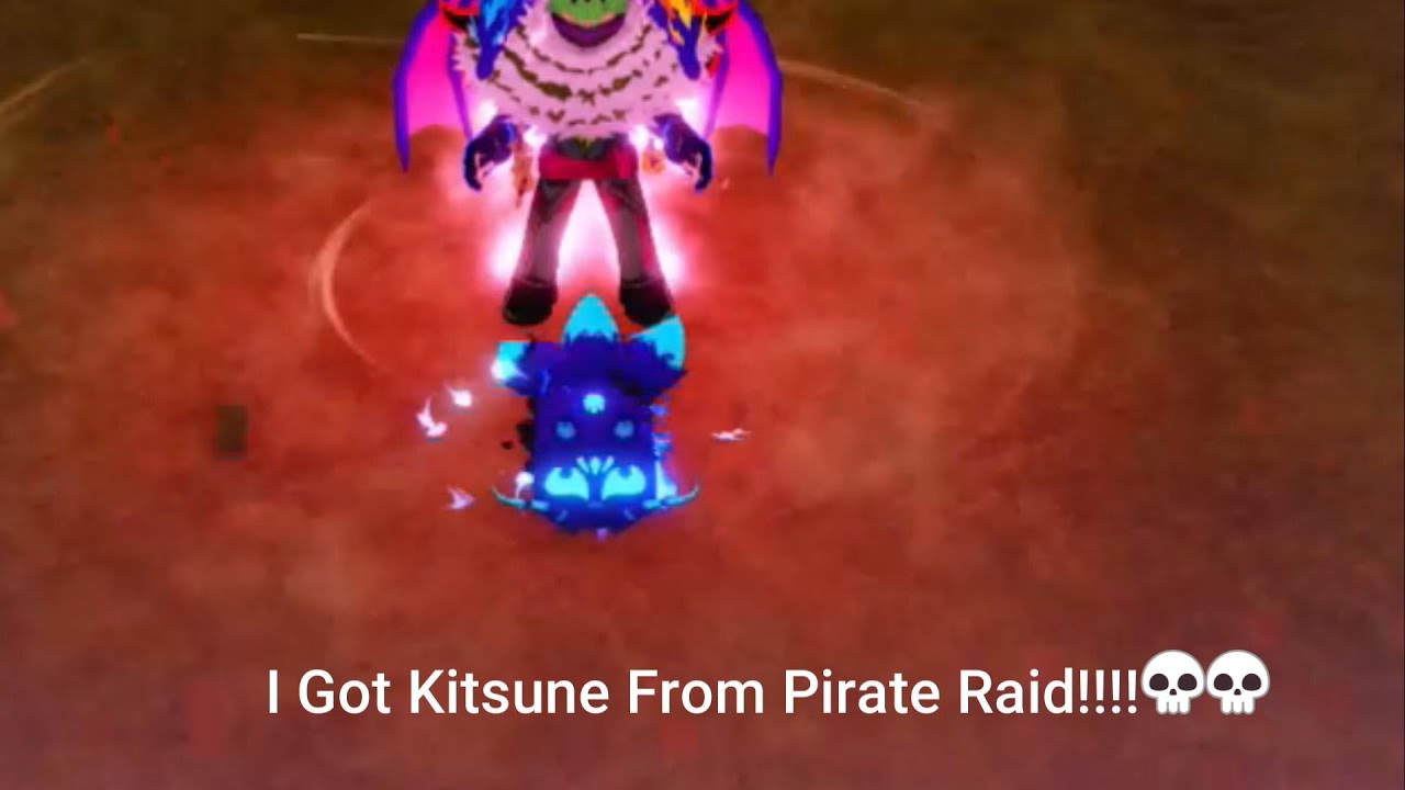SO I GOT KITSUNE FROM PIRATE RAID! (Blox Fruits) - YouTube