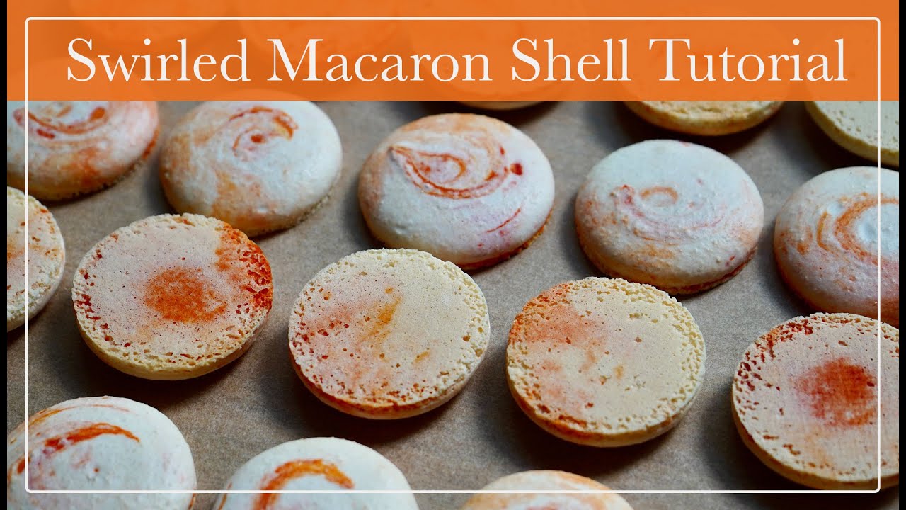 Swirl Macaron Tutorial | Create a cool swirled macaron shell easily ...